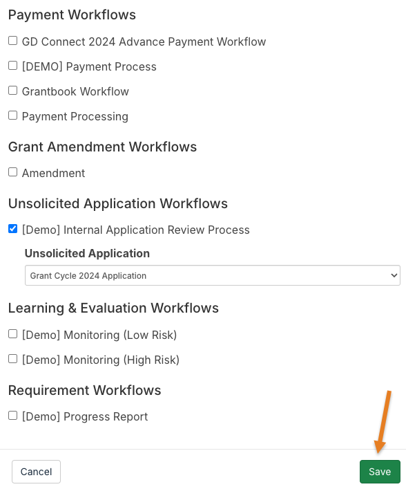 Manually Add Workflows to Requests