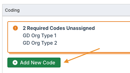 Assign Codes to Records