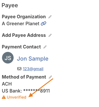 Bank Account Verification