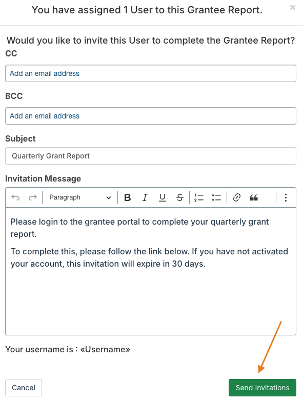 Report and Grantee Submission Intake Forms