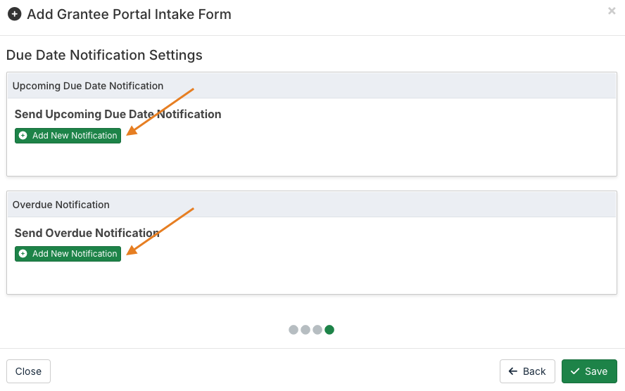 Report and Grantee Submission Intake Forms