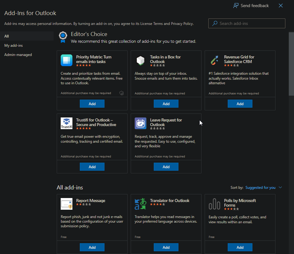 Installing the GivingData NEW Outlook Add-In (sideload)
